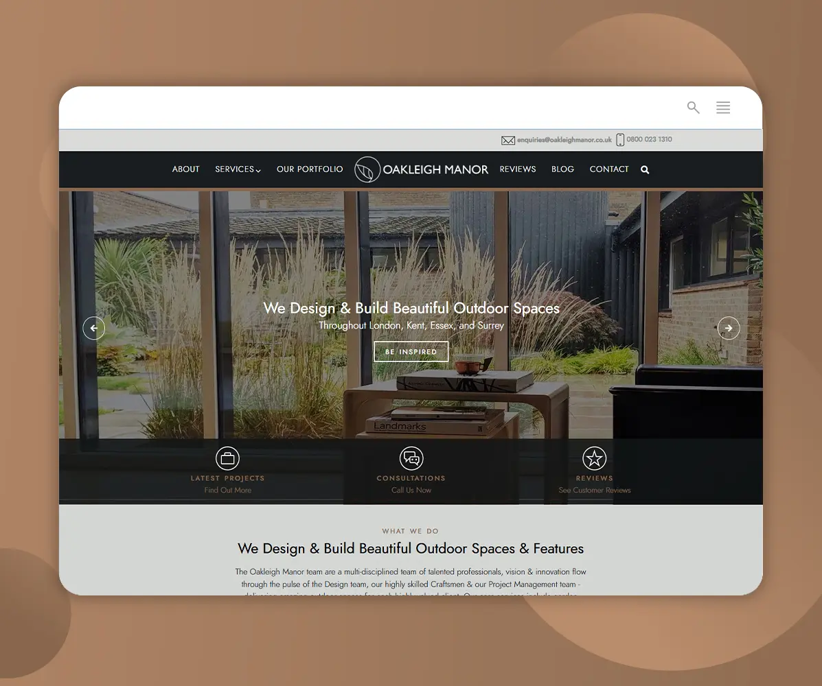 Garden Design Website | Dynamologic Solutions