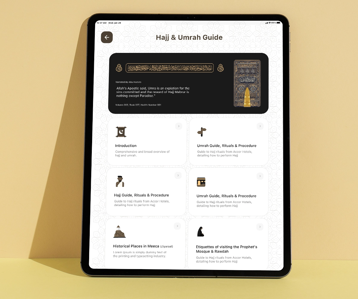 Hajj & Umrah Guide & Prayers App for Android and iOS