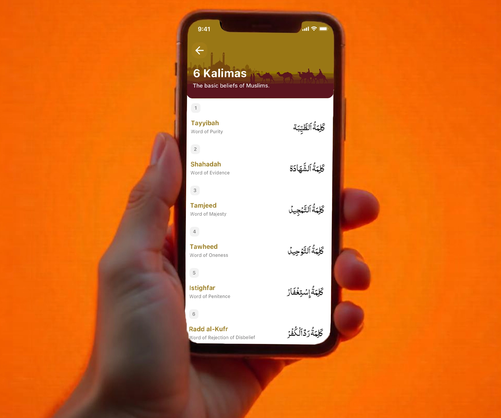 Islamic Six Kalmas App